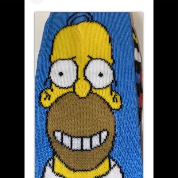 Hyp | Underwear & Socks | Homer Bart Simpson Crew Socks 2 Pair Men 62 ...